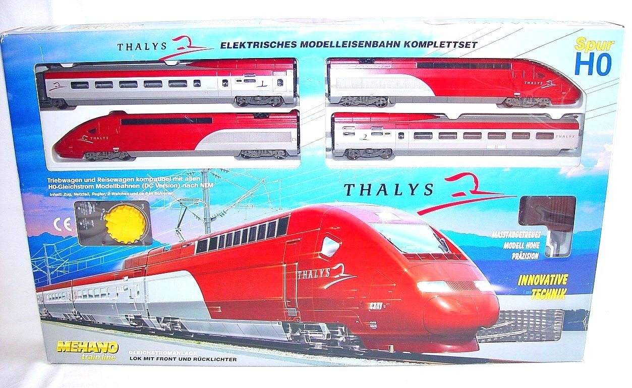 Mehano HO French SNCF Dutch NS 4-Piece HIGH SPEED THALYS 2 MULTIPLE ...
