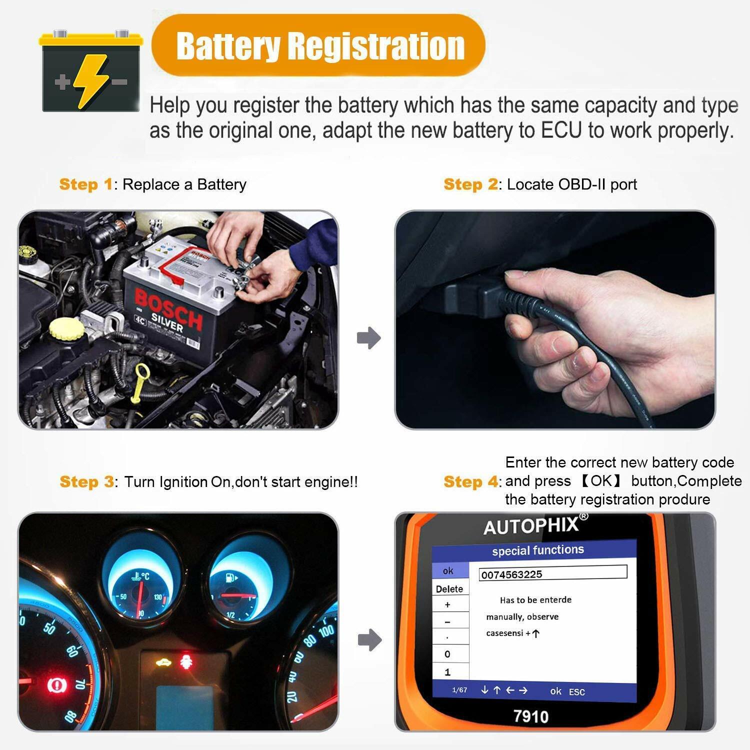 AUTOPHIX 7910 Fit For BMW Full Systems Diagnostic Scanner Tool ABS EPB ...