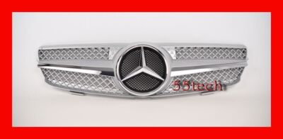 Mercedes W209 CLK CLK500 CLK320 Silver Grille 2003 2004 2005 2006 2007 ...