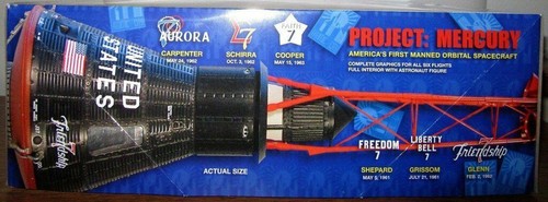 MRC 1:12 SCALE Project Mercury US Orbital Spacecraft Capsule 2' TALL ...