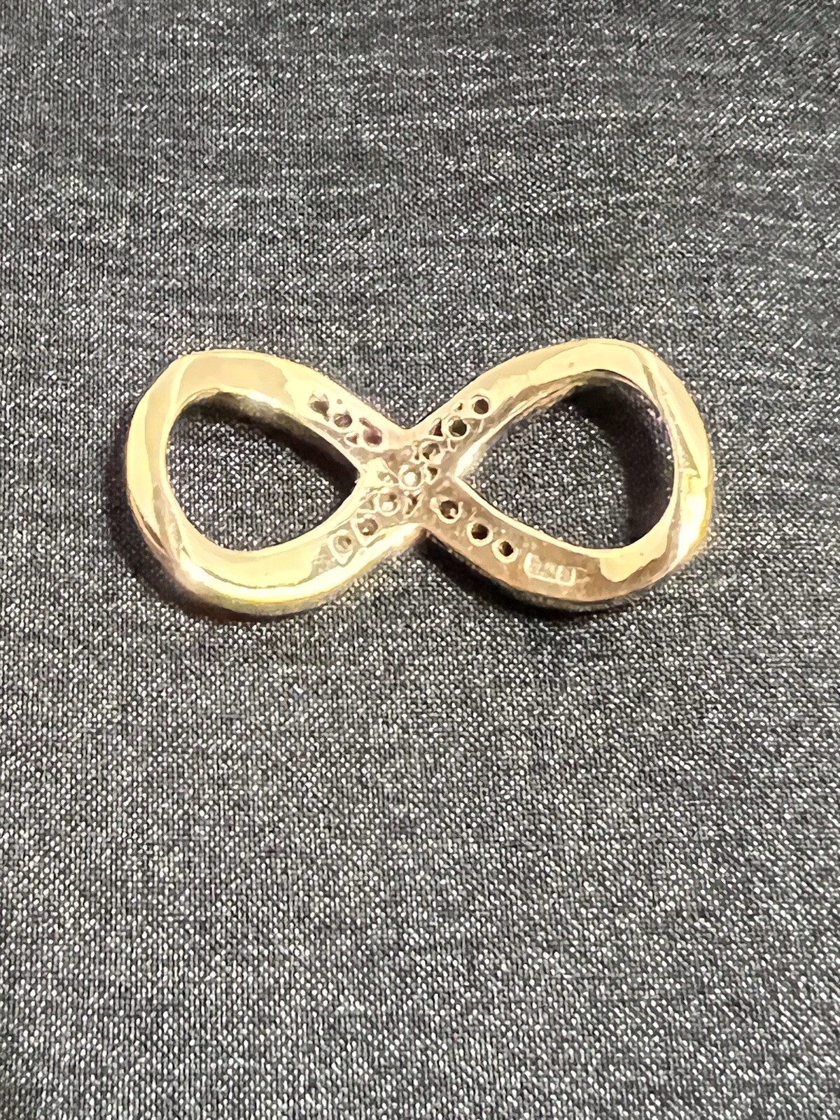 Infinity Symbol Pendant Sterling Silver 925 Goldtone … - Gem