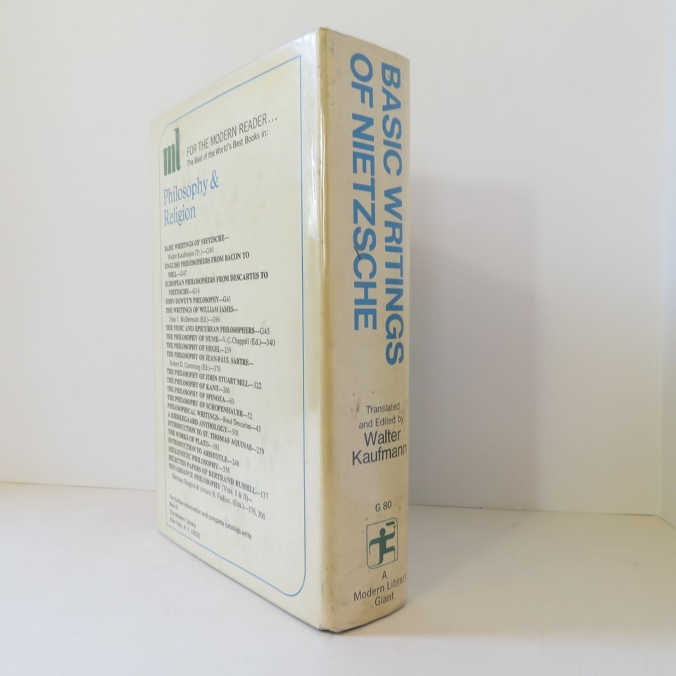 Friedrich Nietzsche / Basic Writings of Nietzsche 1st Edition 1968 | eBay