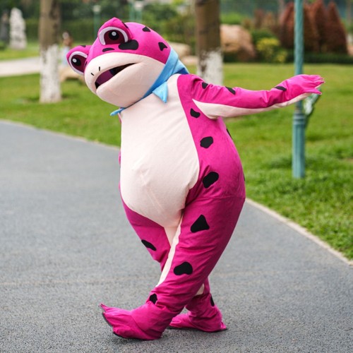 Frog Character Costume Suit With Fan For Kids Comic Themed Performance ...