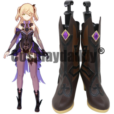 Genshin Impact Prinzessin der Verurteilung Fischl Cosplay Shoes Heel ...