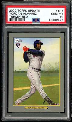 Jordan Alvarez Rookie Card 2020 Topps Update Turkey Red #TR6 PSA 10 | eBay
