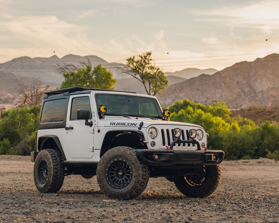 17" RockTrix RT113 17x9 -12 Black Wheel 5x5 Rim for Wrangler JK JL ...