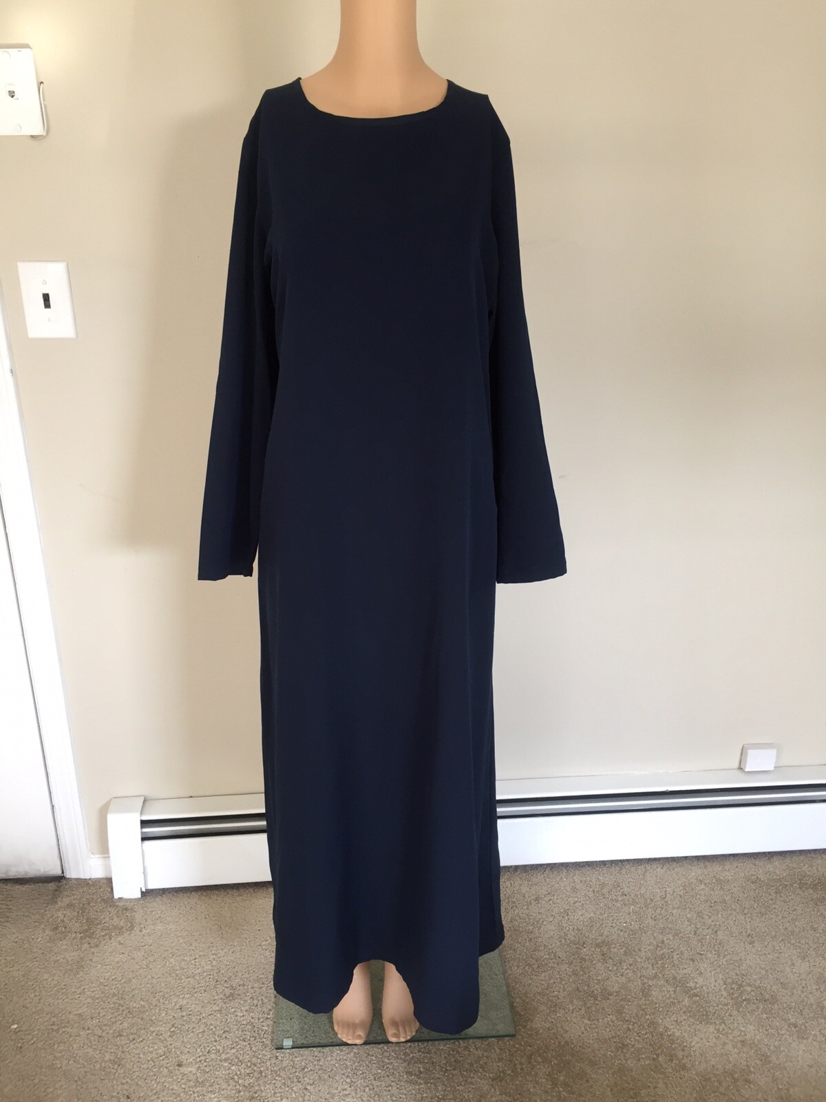 Navy Blue Abaya Muslim Dress burqa - Gem