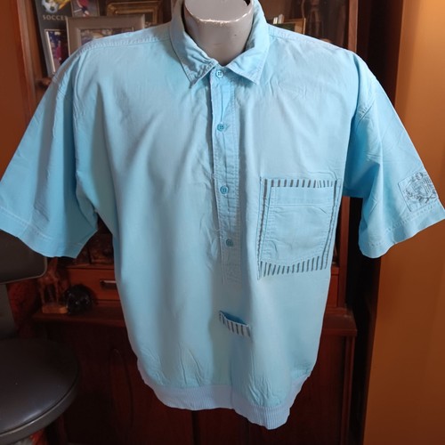 Vintage 1980's Surf Pullover Shirt Mens Large Blue DCL Logo Graphic | eBay