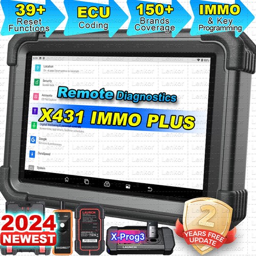 2025 Launch X431 IMMO PLUS PAD VII Key Programming Scanner Car ...