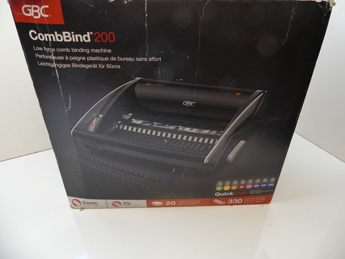 Perforelieuse GBC CombBind® C200 MACHINE A RELIER | eBay