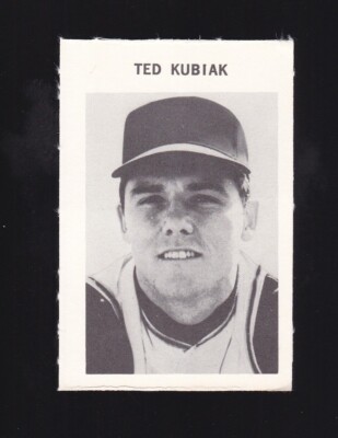 1972 Milton Bradley Ted Kubiak Texas Rangers | eBay