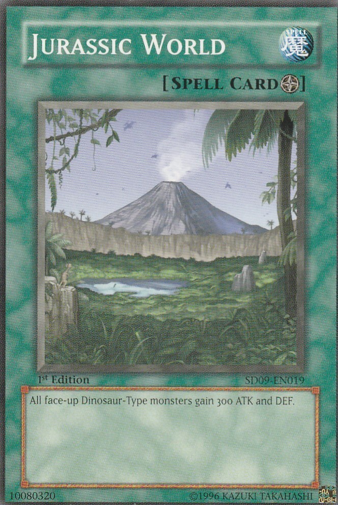 A1399 YUGIOH SPELL CARD JURASSIC WORLD SD09-EN019 | eBay