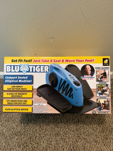 Blue Tiger Compact Seated Elliptical Machine As Seen On TV Brand New In ...