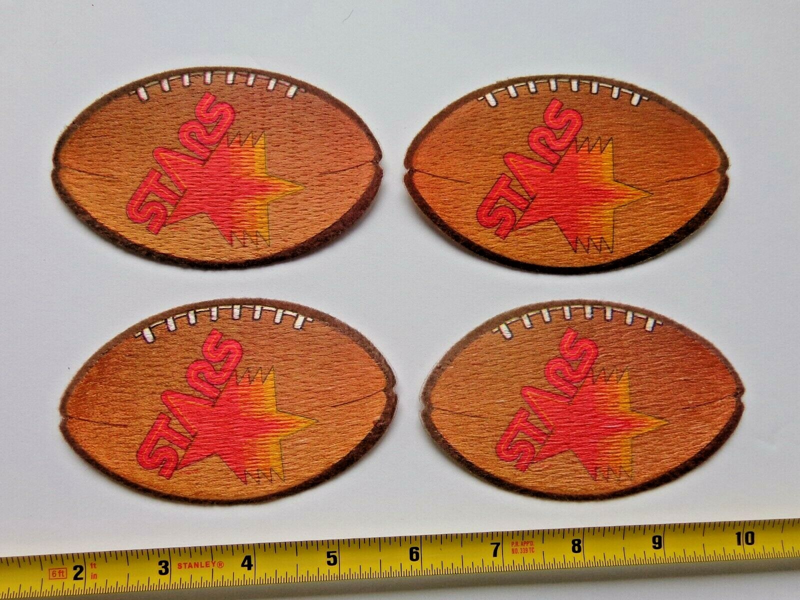 Vintage USFL 1983 Philadelphia Stars USFL Patches 4 Pc Lot OLD SCHOOL ...
