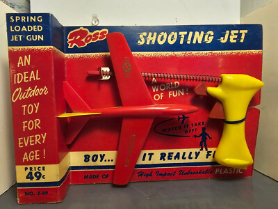 RARE VTG 50's 60's ROSS SHOOTING JET DIME DRUG STORE ORIGINALLY 49 ...
