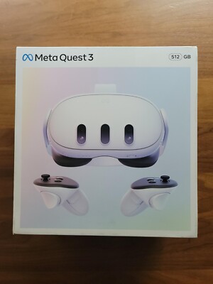 Oculus Meta Quest 3 White 512 GB Brand New Sealed 815820024071 | eBay