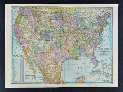 Pre-1900 - Canada Map Authentic 1899