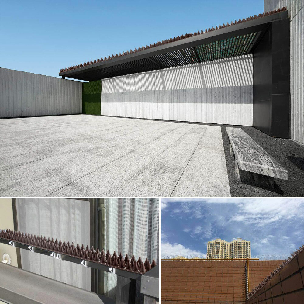 10x Bird Spikes Human Cat Possum Mouse Pest Control Spiked Fence Wall ...