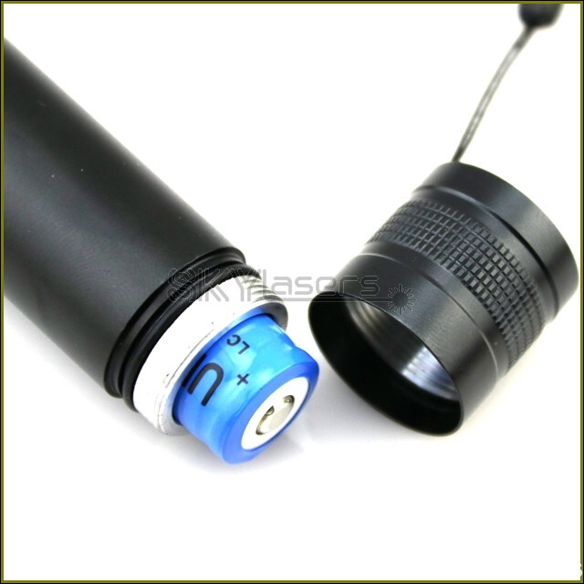 1mw 450nm Adjustable Focus Blue Laser Pointer Pen Visible Beam Light ...