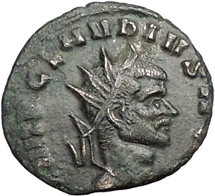 Claudius II Gothicus 268AD Ancient Roman Coin Fides Trust with Vexillum ...