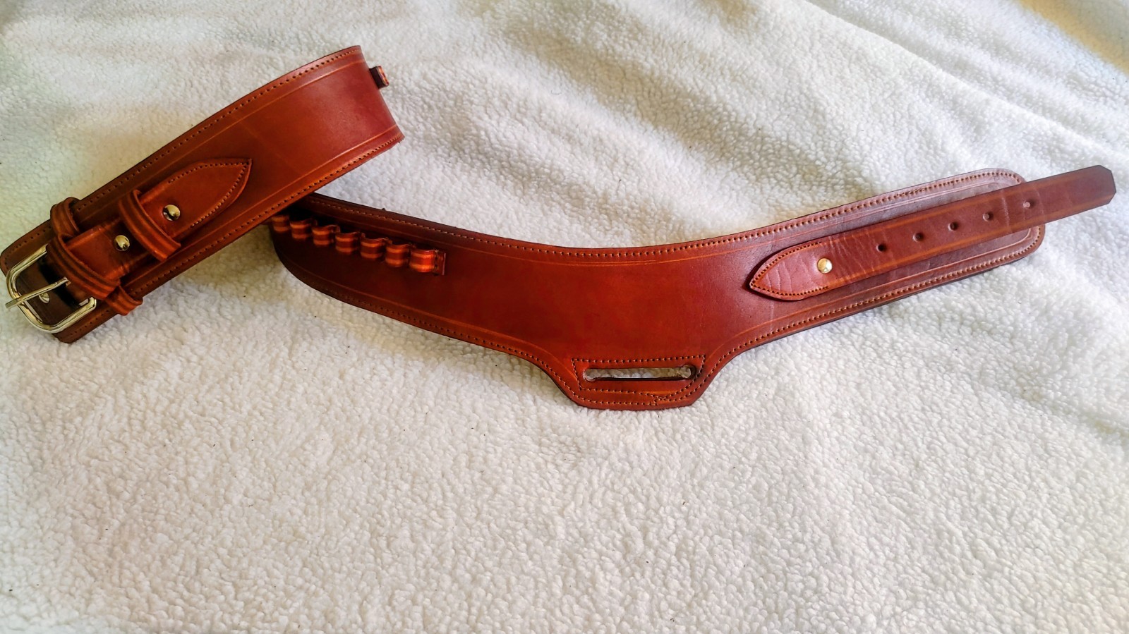 Western Cowboy Belts drop loop Cartridge Belt Ammo | eBay