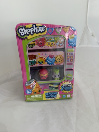 Shopkins Vending Machine Storage Tin with 2 Exclusive Shopkins Inside ...