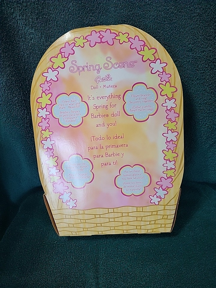 Mattel Barbie Spring Scene Doll H8252 Accessories Loose In Box 2005 New ...