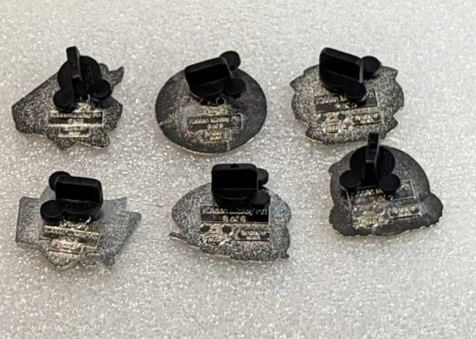 Disney Hidden Mickey Armed Forces Pin Set Air Force Seal Airborne ...