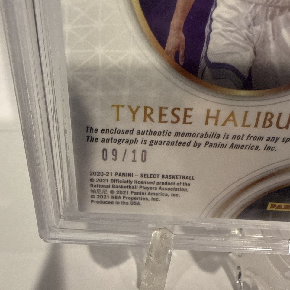 2020-21 select tyrese halliburton Prizms Gold Auto Rc Jersey Patch /10 ...
