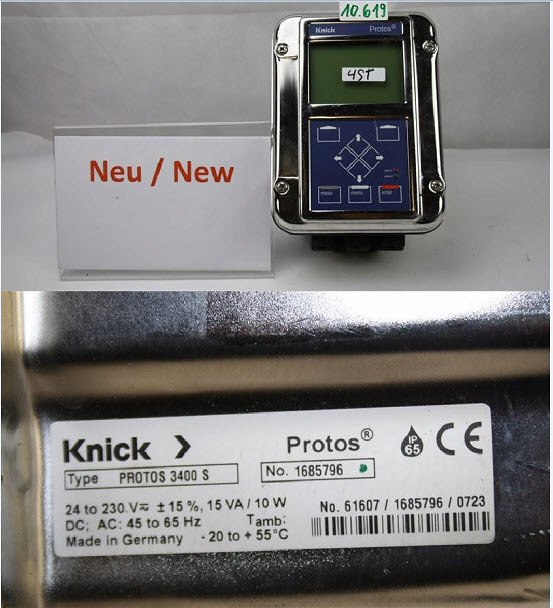 knick protos 3400 s transmitter Messtechnik | eBay