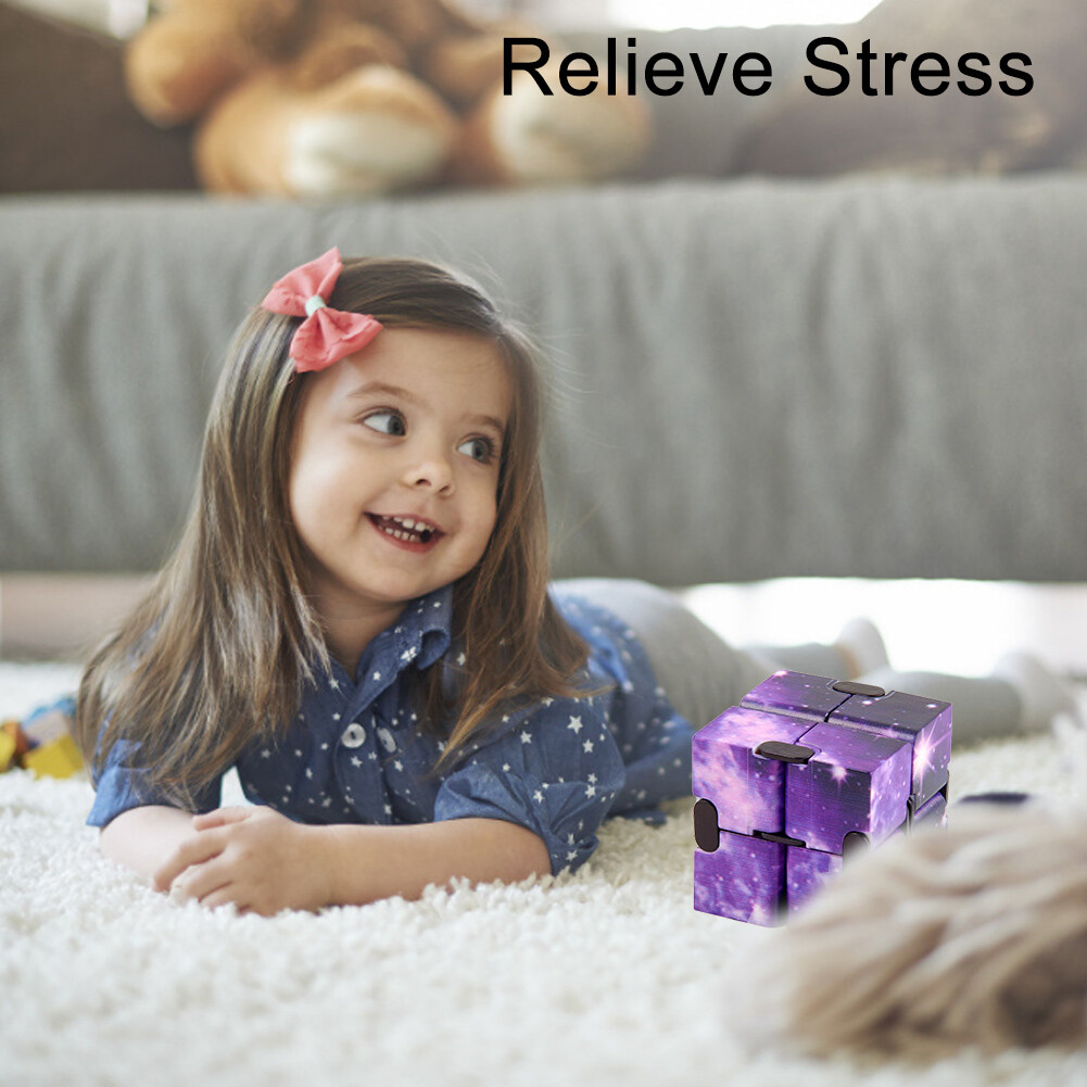 Cube Toy Killing Time Cube Toy Relaxing for Adults Kids (Starry Sky ...