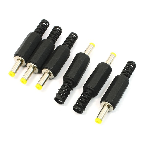 4.0mm .7mm DC Power Plugs Male Connectors Black 6 Pcs for sale online ...