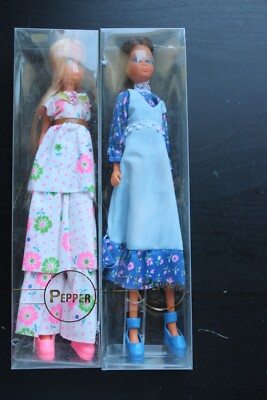 Vintage Barbie Clone_ Orig.Dutch LEGGY PEPPER DolLs Original boxed 2 ...