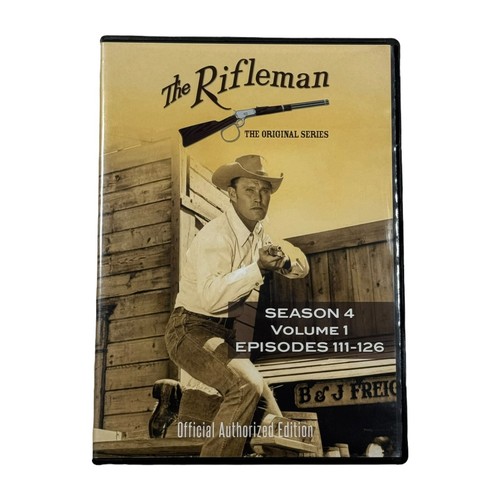 The Rifleman: Season 4, Vol. 1 (DVD, 2014, 3-Disc Set) Episodes 111-126 ...