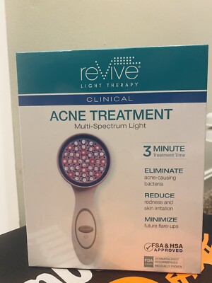 reVive Light Therapy Clinical Acne Treatment Device- Red/Blue Light ...