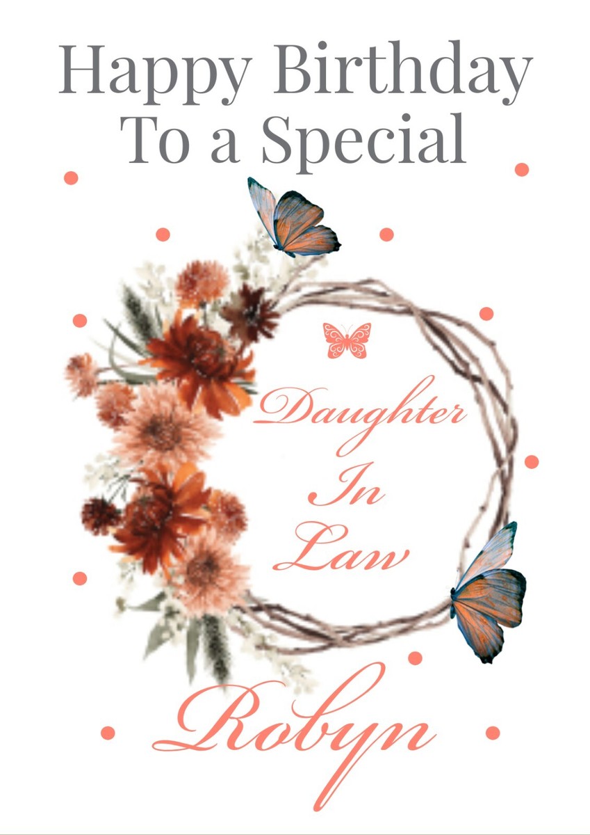 Free Happy Birthday Daughter In Law Images With Es - Infoupdate.org