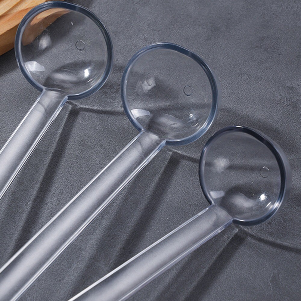 10Pcs Clear Small Ladle Plastic Punch Bowl Ladle Mini Ladle Kitchen ...