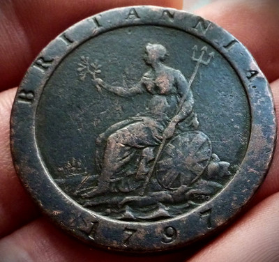 1797 GEORGE III CARTWHEEL PENNY. NICE COIN | eBay