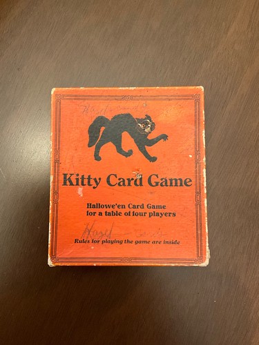 Rare Vintage Halloween Beistle Kitty Card Game 1928 - Complete | eBay