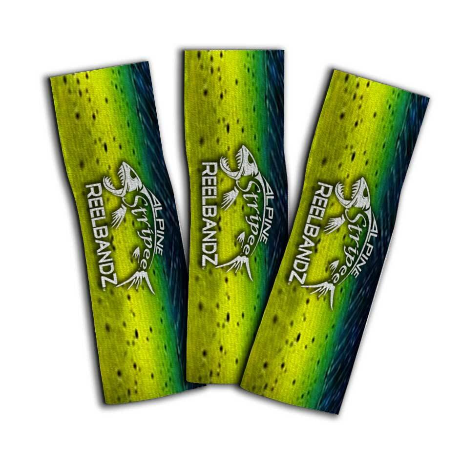 Fishing Reel Line Holder Stripee Reel Bandz 3-Pack - Fly Line Tamer To ...