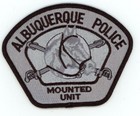 NEW MEXICO NM ALBUQUERQUE POLICE MOUNTED UNIT SUBDUED SHOULDER PATCH ...