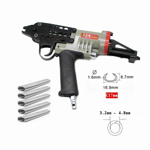 Pneumatic Air C-Type Nail Gun Metal Cage C Shape Ring Plier Lashing ...