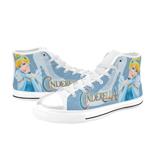 Cinderella High Top Shoes Sneakers Canvas Women's | eBay