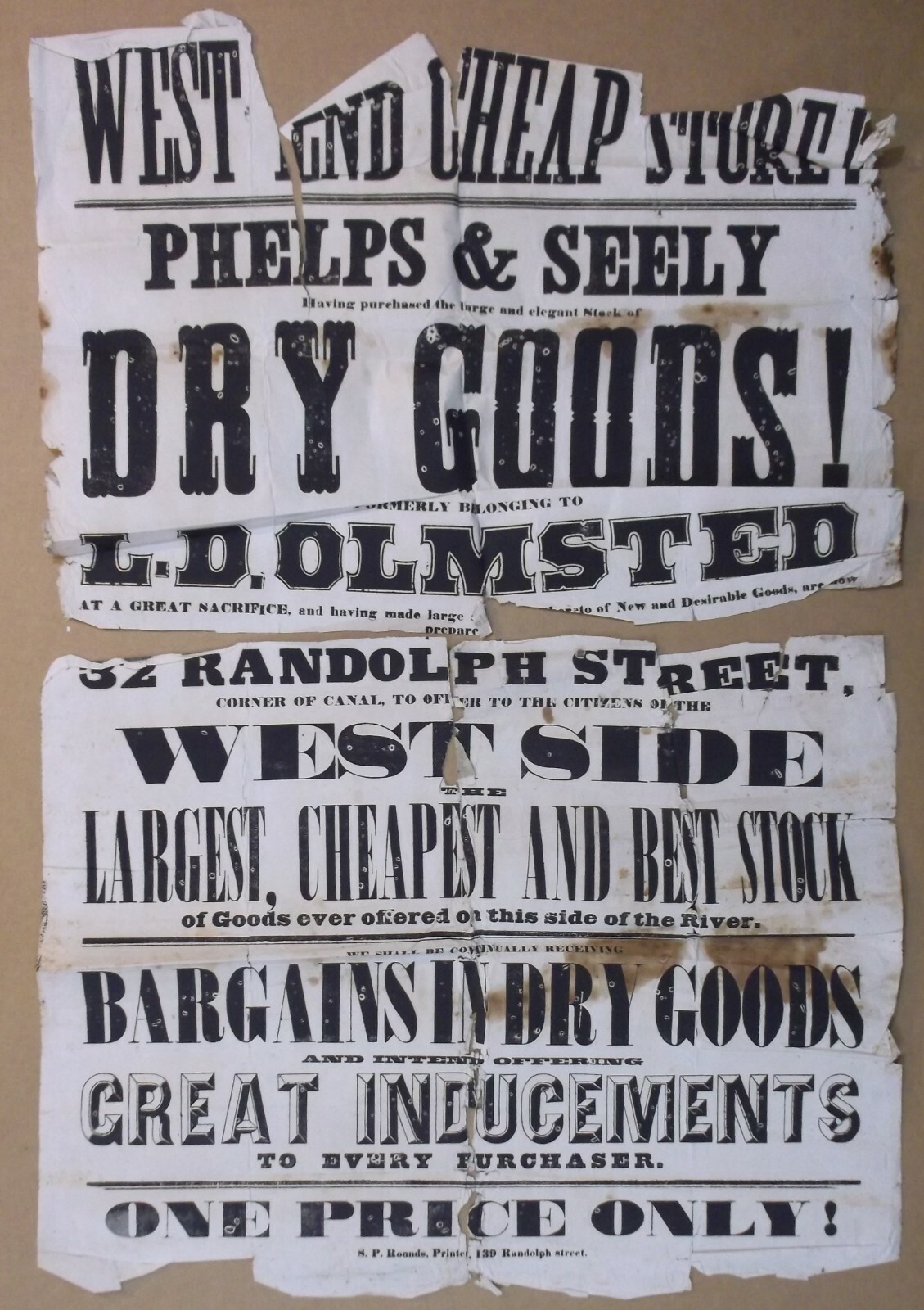 Vintage 1800's CHICAGO DRY GOODS Store | Grelly USA