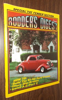 Summer 1985 RODDER'S DIGEST, hot rod, Nats North, Merc-Deuce Reunion ...
