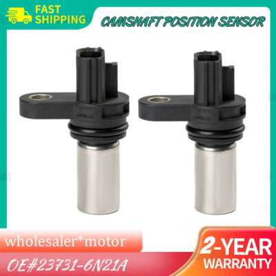 2x ALTIMA 2.5L Camshaft Crankshaft Position Sensor 23731-6N21A For ...