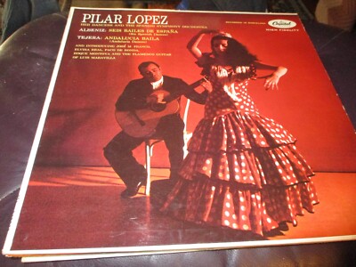 PILAR LOPEZ Her Dances & Spanish Symphony Orchestra LP Capitol P18020 ...