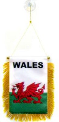 Wales MINI BANNER FLAG GREAT FOR CAR & HOME WINDOW MIRROR 2 SIDE | eBay