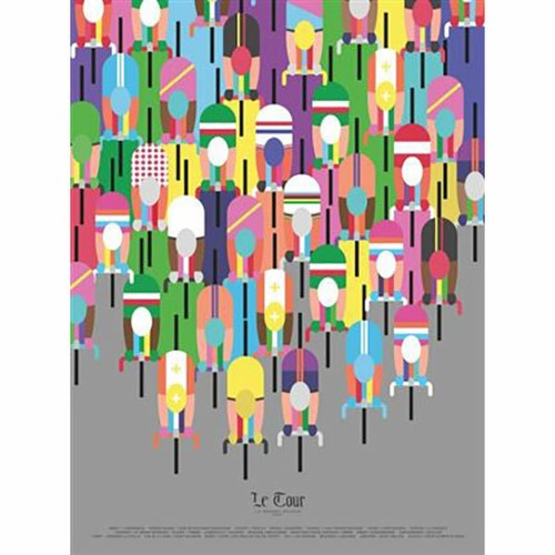 Monument Studio - Le Tour (Peloton) Poster ART PRINT 60 x 80cm NEW | eBay
