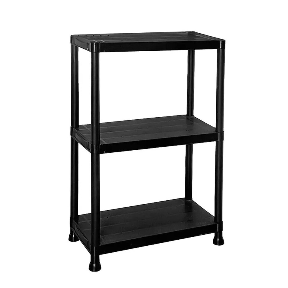 3/4/5 Tier Plastic Shelving Storage Unit Shelves Heavy Duty Racking ...